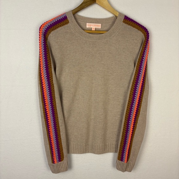 Lisa Todd | Sweaters | Lisa Todd 0 Cashmere Tan Crewneck Sweater ...
